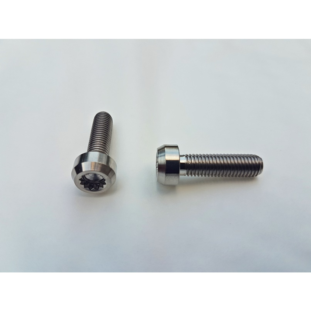 Split Rim Bolts - M7x24.5 Spline Head - Titanium - Torque Partz