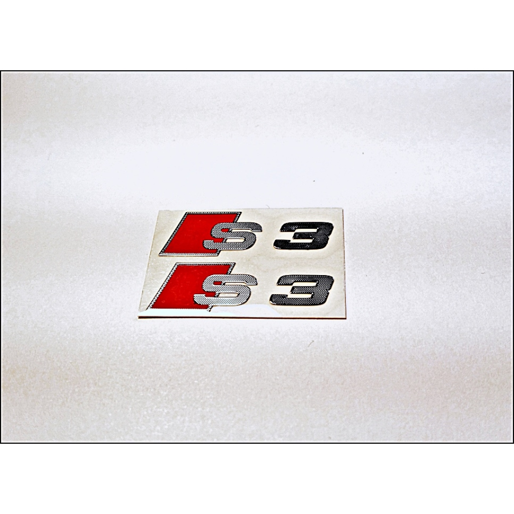 Audi S3 Stickers - Metal Design - Torque Partz