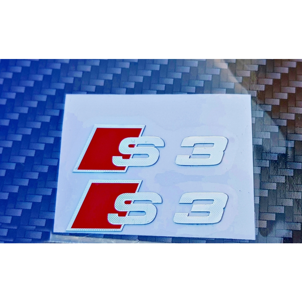 Audi S3 Stickers - Metal Design - Torque Partz