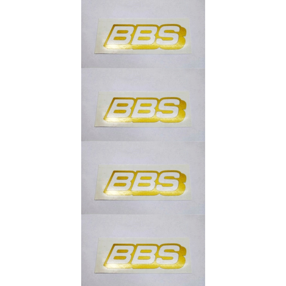 BBS Wheel Stickers - Gold ( Set Of 4) - Torque Partz