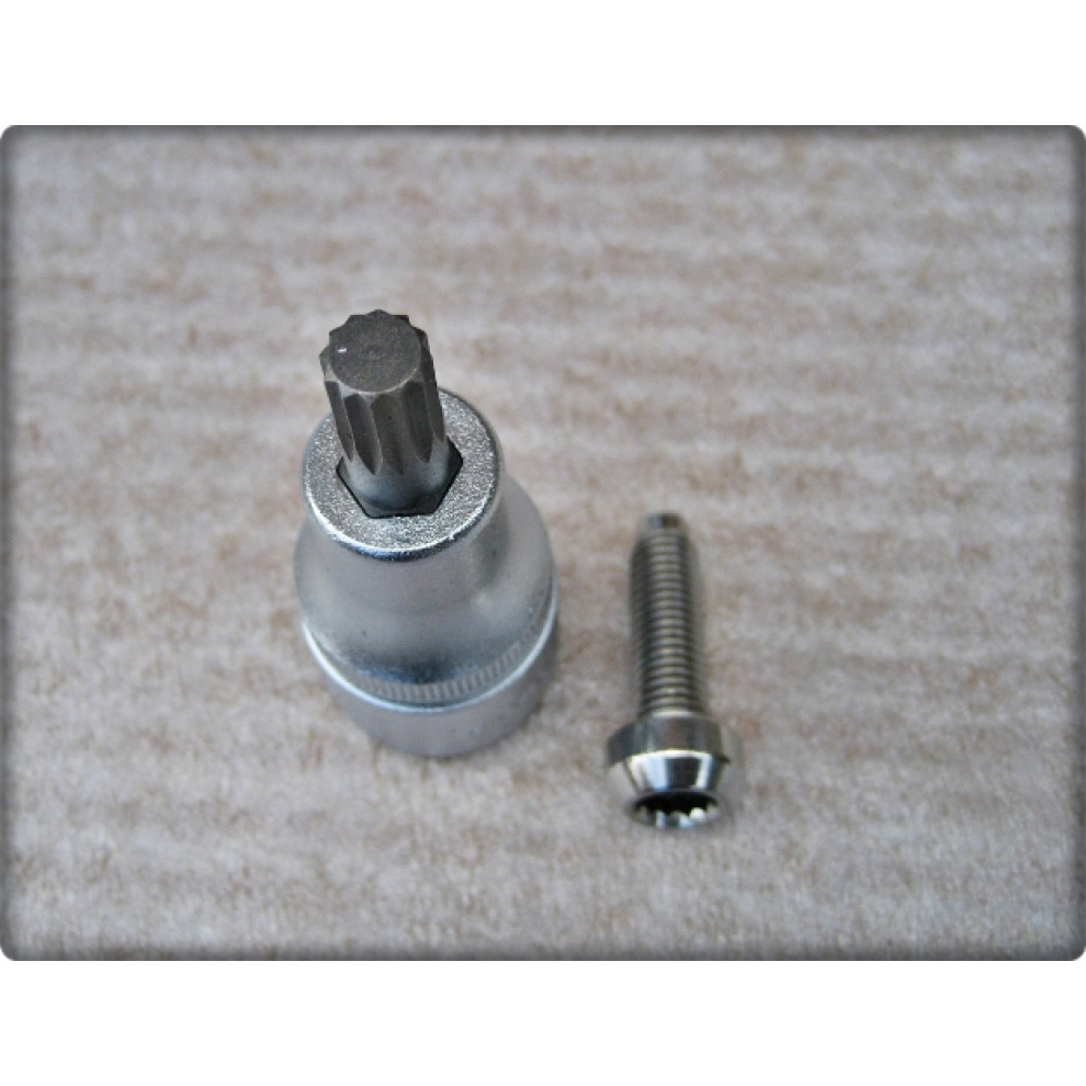 BBS Split Rim Bolts Removal Tool - Bolt Head (Internal Spline) - Torque ...