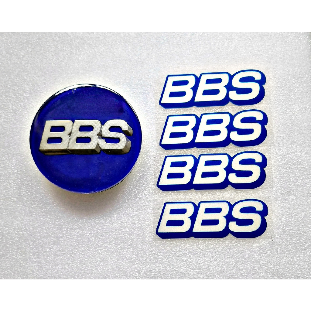 BBS Wheel Stickers - Blue ( Set Of 4) - Torque Partz