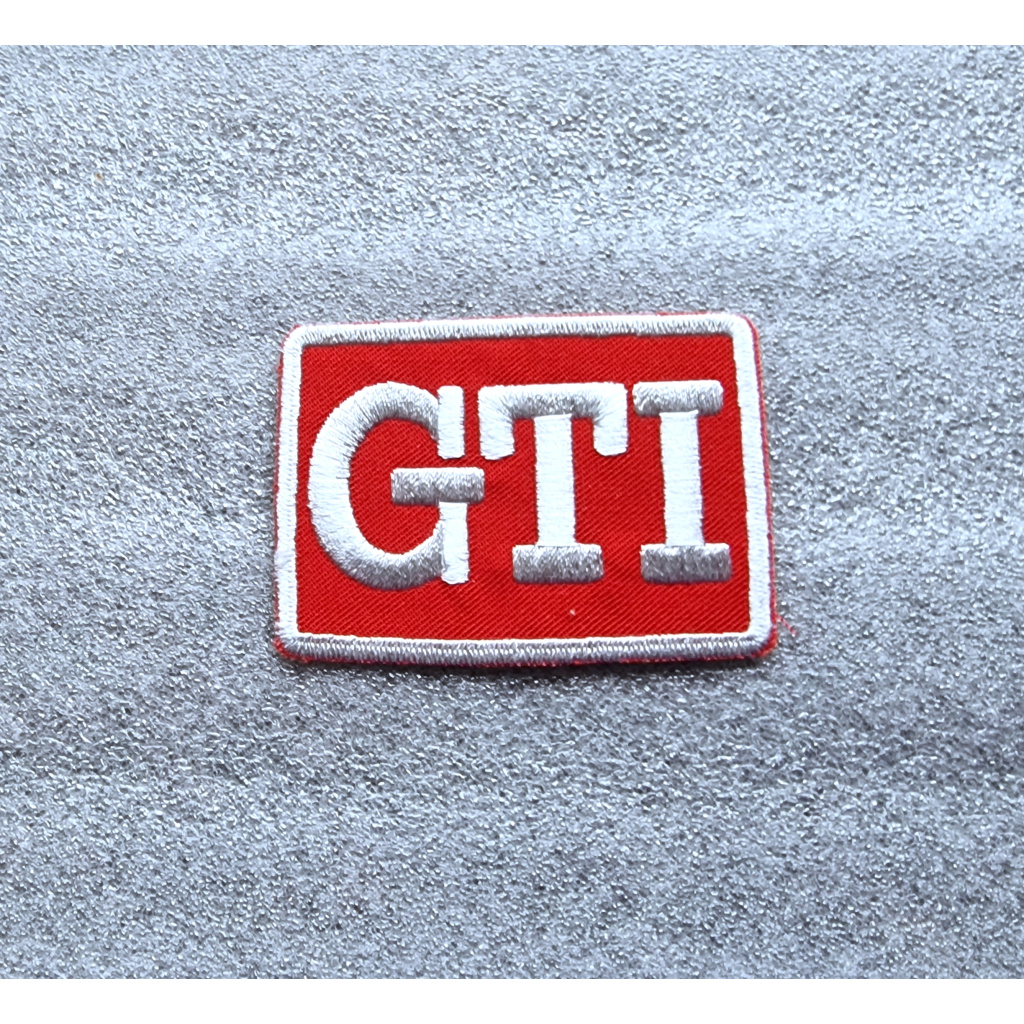 Volkswagen GTI Badge - Embroidered (Red) - Torque Partz