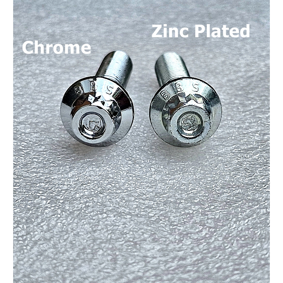 Split Rim Bolts - Original BBS Bolts, M7x32, Steel, 'Zinc Plated ...